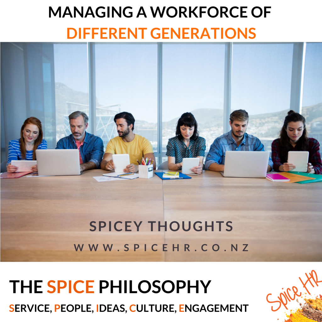 Managing A Workforce of Different Generations | Spice HR